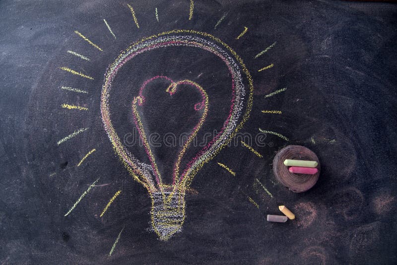 An idea in Color stock photo. Image of creative, concept - 71523618
