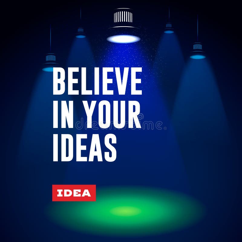 Idea Concept. Nothing Can Stop a Good Idea. Stock Vector - Illustration ...