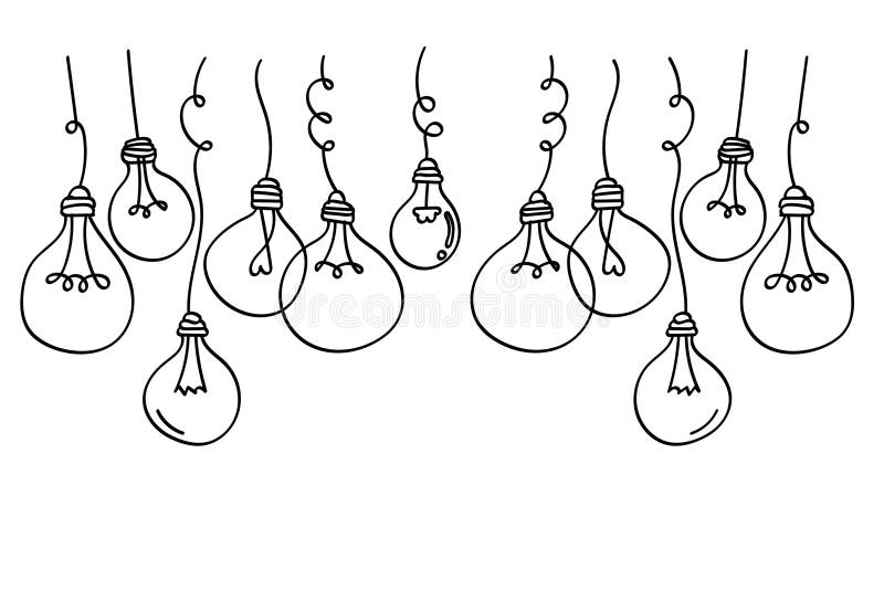 Idea Concept, Creative Bulb Sign, Innovations Background.Vector ...