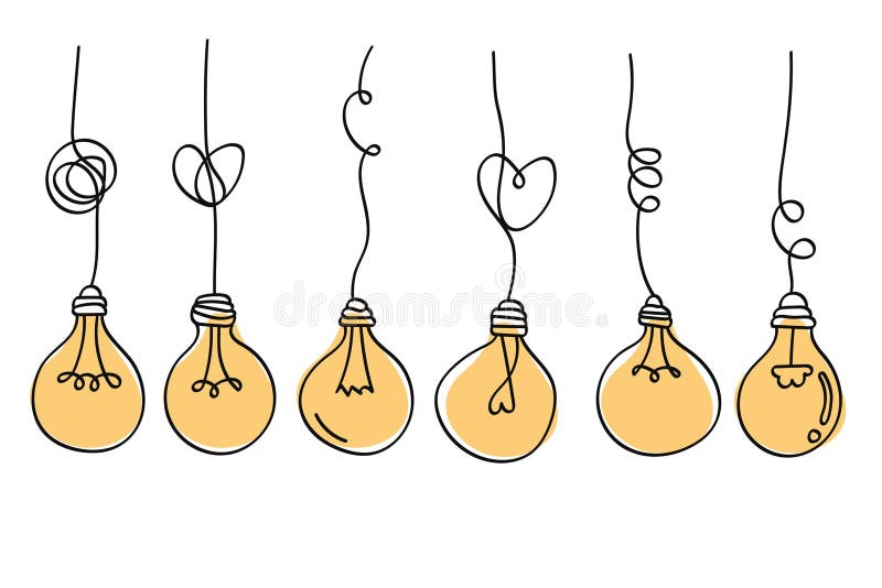 Idea Concept, Creative Bulb Sign, Innovations. Keep it Simple Business ...