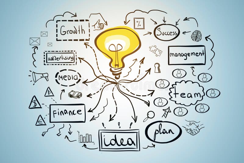 Idea concept stock illustration. Illustration of design - 97367235