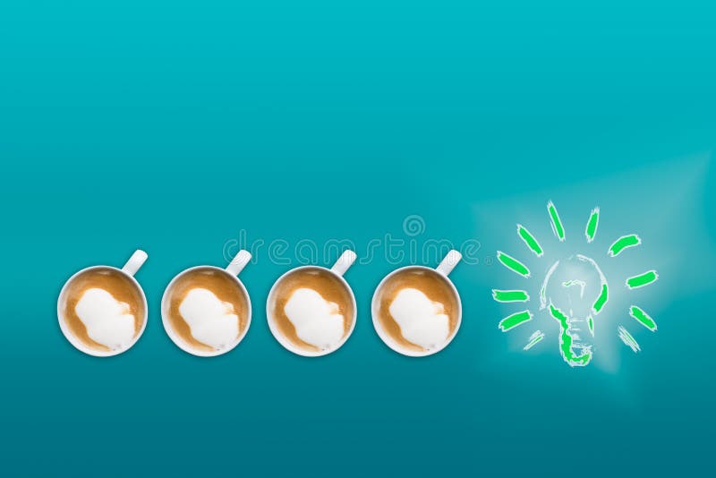 Idea Concept for Creative Thinking and New Ideas Stock Image - Image of ...