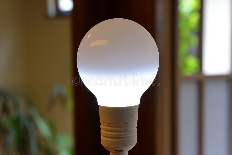 Idea Concept with Glowing Led Bulb, Electric LED Lightbulb Stock Image ...