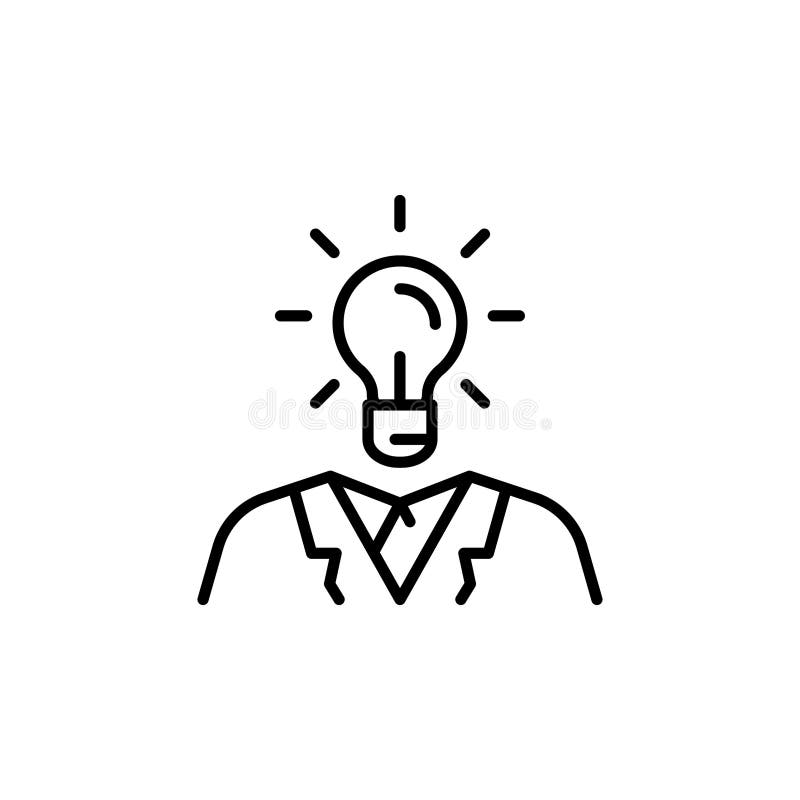 Idea concept icon stock vector. Illustration of interact - 331586272