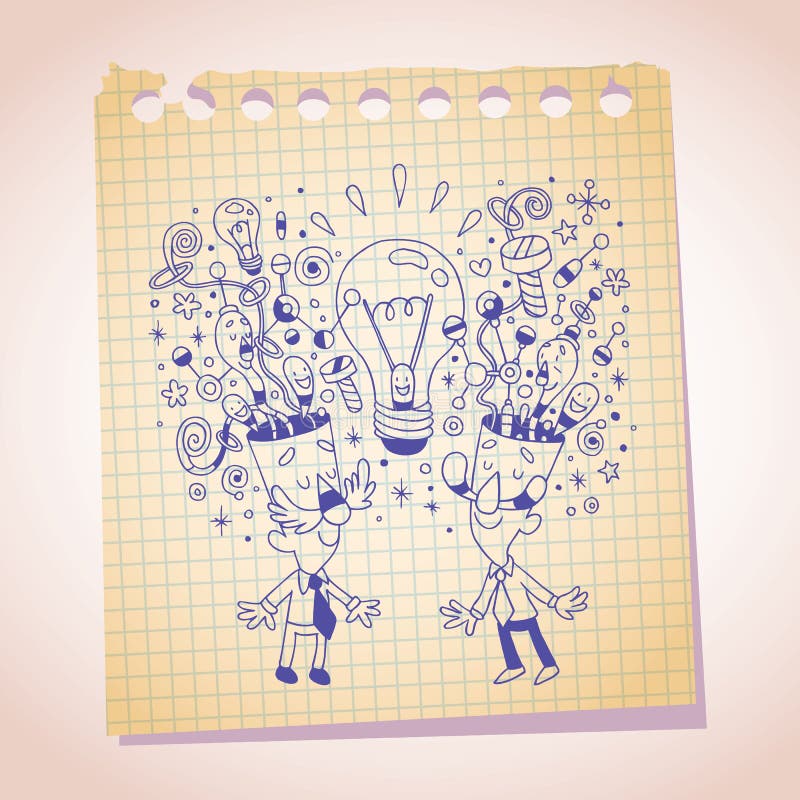 Creative thinking stock vector. Illustration of festive - 44235391