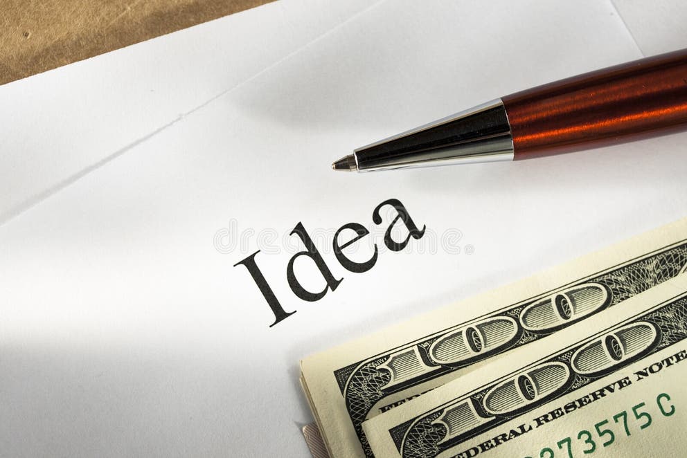 Idea conception stock image. Image of dollar, finance - 25132239