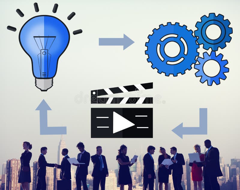 Idea Connecting Connection Inspiration Innovation Creative Conce Stock ...