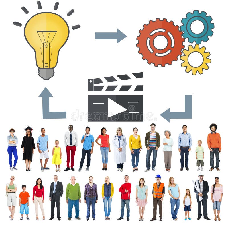 Idea Connecting Connection Inspiration Innovation Creative Concept ...