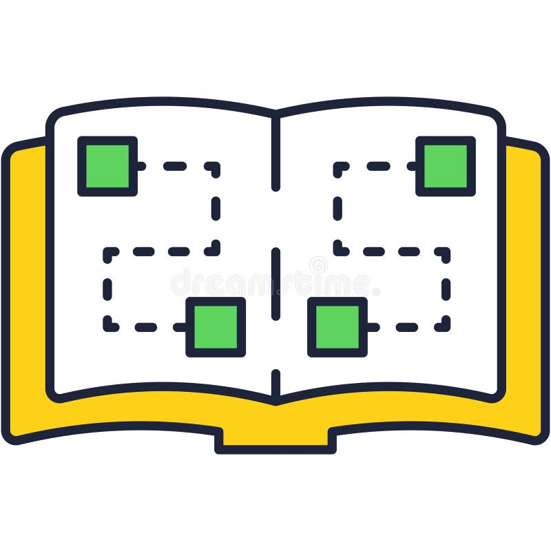 Idea Creation and Visualization Icon Flat Vector Stock Vector ...