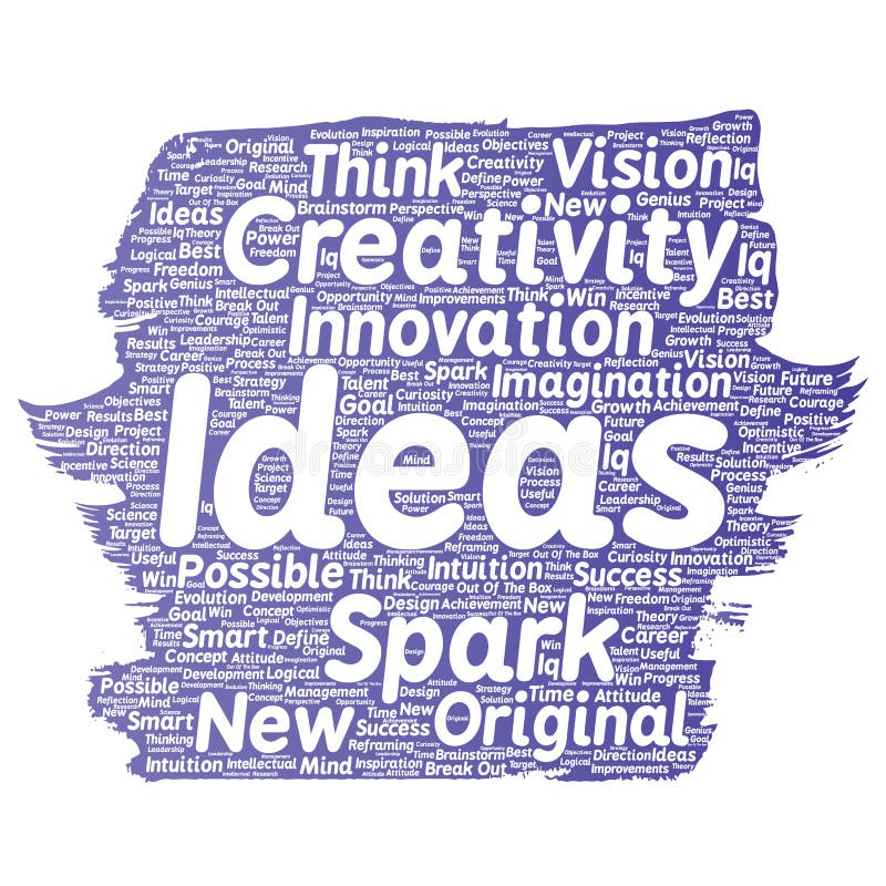 Idea Creativa Del Vector Que Se Inspira Ilustración del Vector ...