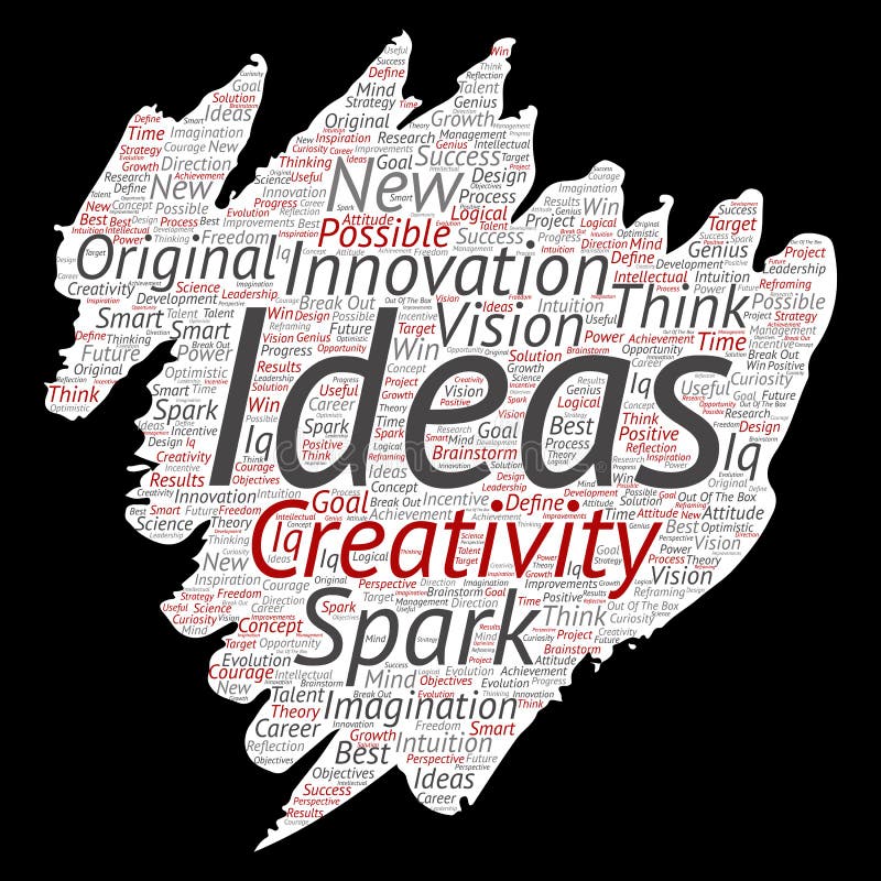 Idea Creativa Del Vector Que Se Inspira Ilustración del Vector ...