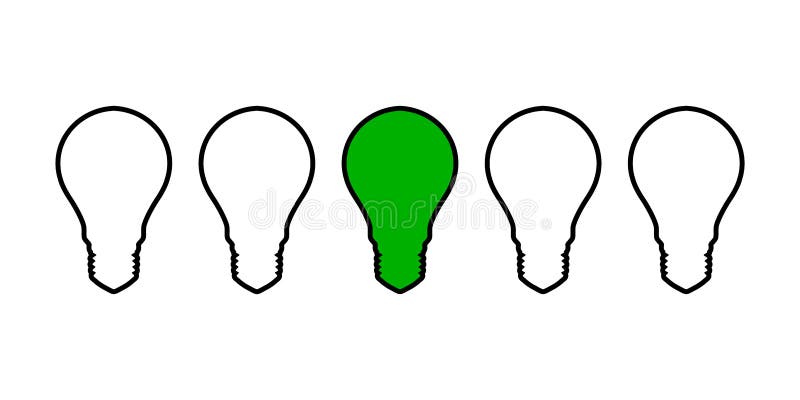 Idea, Creative Concept Sign Bulb - for Stock Stock Vector ...