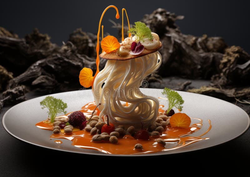 Creative Cuisine. AI Generated Stock Illustration - Illustration of ...