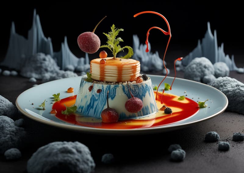 Creative Cuisine. AI Generated Stock Illustration - Illustration of ...