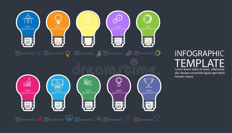 Business Brainstorming for Success.idea Creative Thinking Light ...