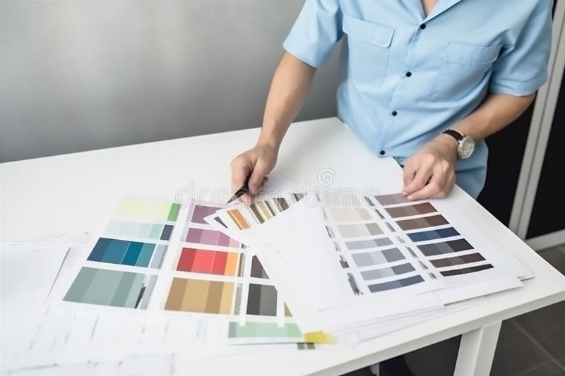 Project Swatch Interior Art Design Palette Color Choice Selection ...