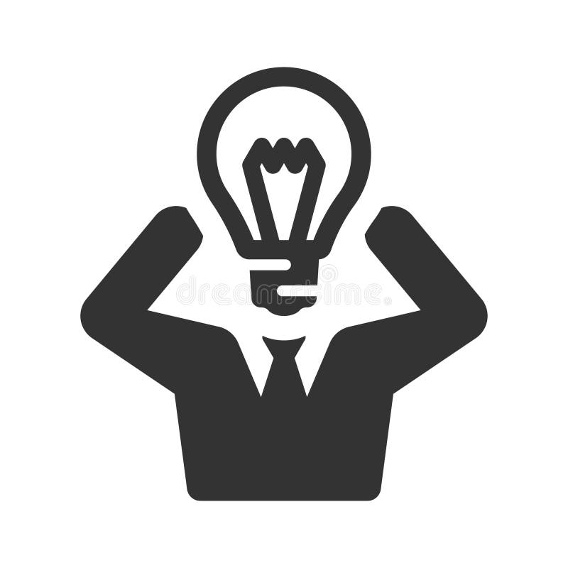 Idea creator icon stock vector. Illustration of bright - 281549801