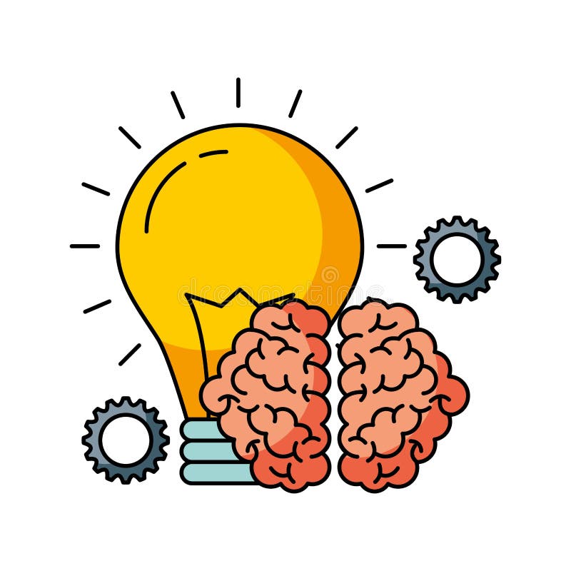 Idea De La Creatividad Del Cerebro Ilustración del Vector - Ilustración ...