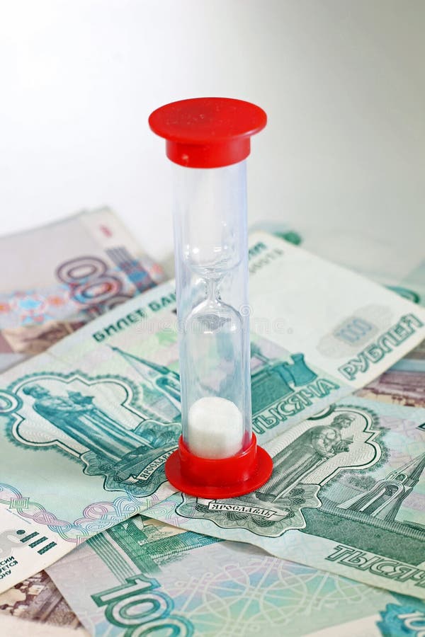 Idea of Deadline and Time is Money Stock Photo - Image of currency ...