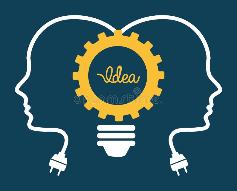 Idea design stock vector. Illustration of connection - 46515464