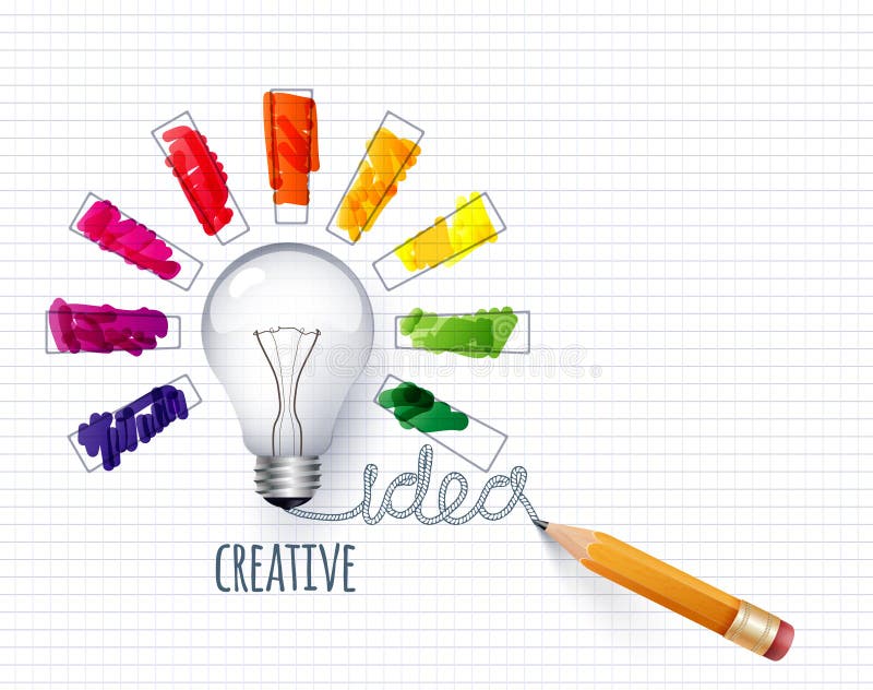 Idea. Design of Progress Bar, Loading Creativity Stock Vector ...