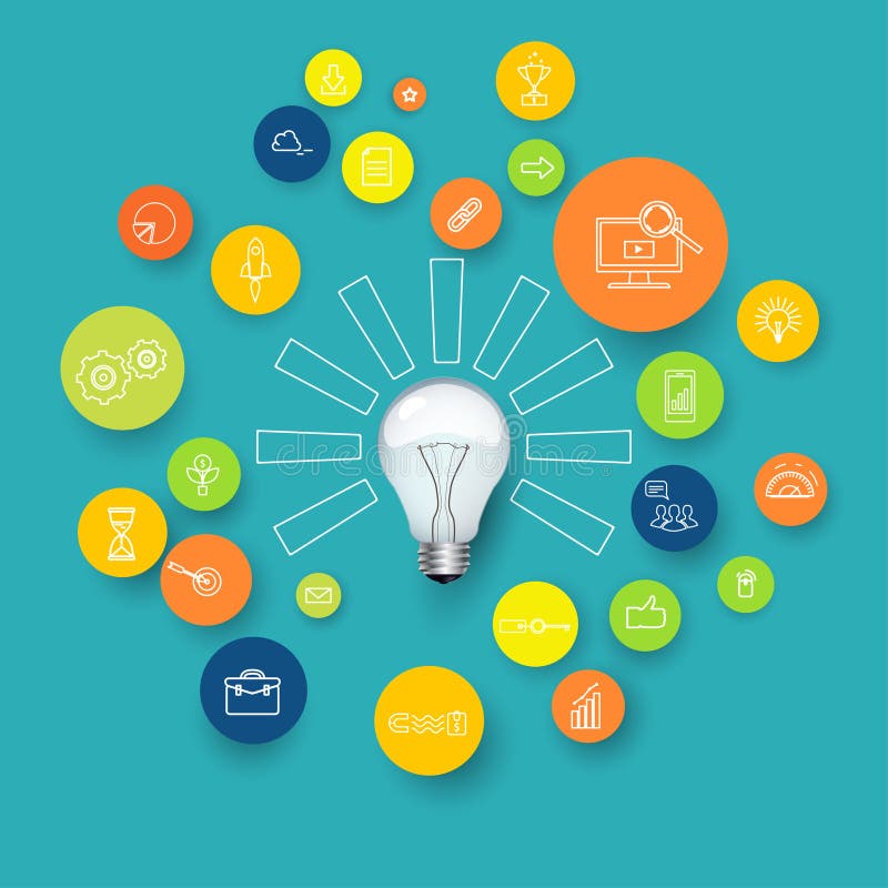 Idea. Design of Progress Bar, Loading Creativity Stock Vector ...