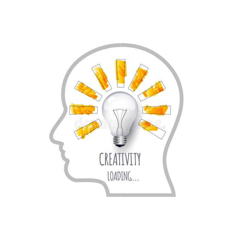 Design of Progress Bar, Loading Creativity. Vector Web and Mobile ...