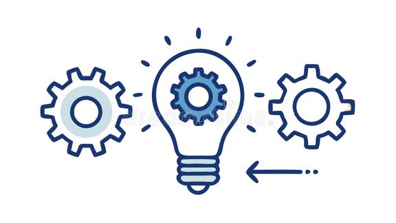 Idea Development with Gears, Innovation Process and Creative Thinking ...