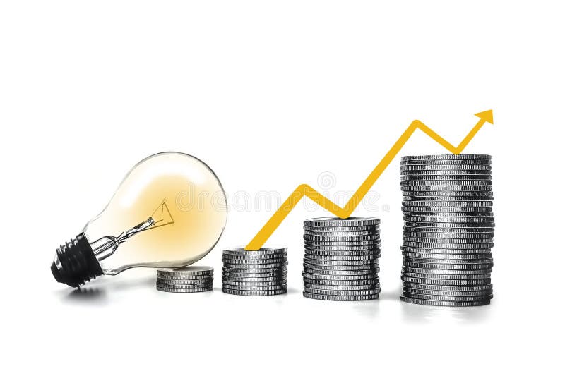 Idea for Earning More Income Stock Photo - Image of lightbulb, money ...