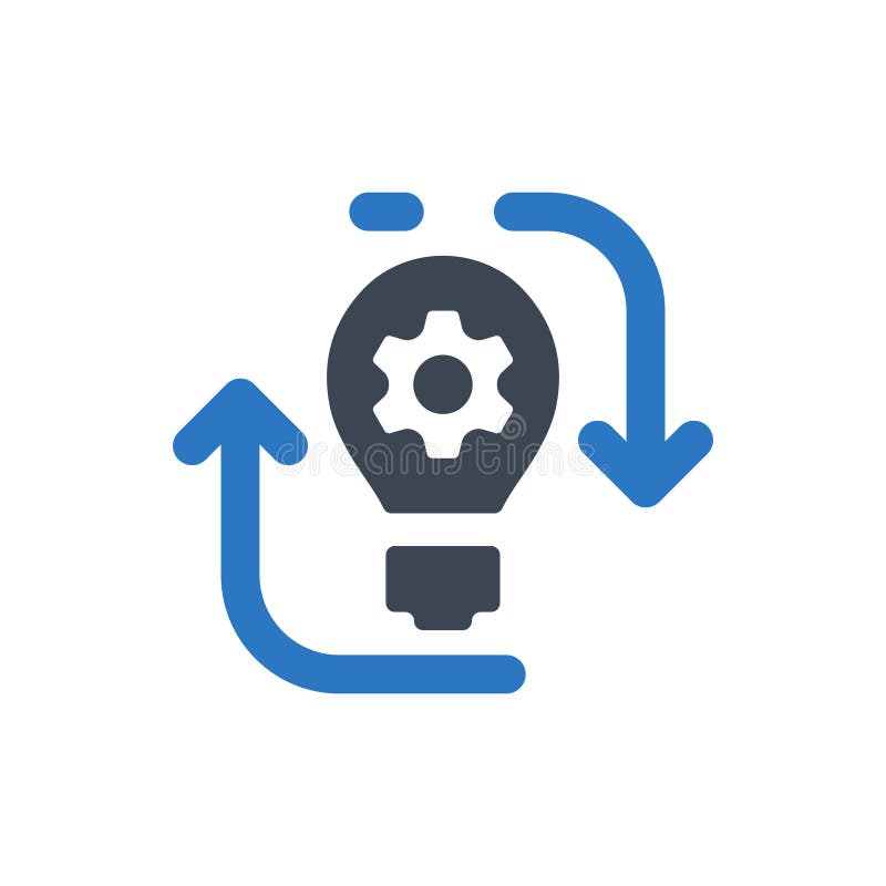 Idea Exchange Black Line Icon. Soft Skills. Pictogram for Web, Mobile ...