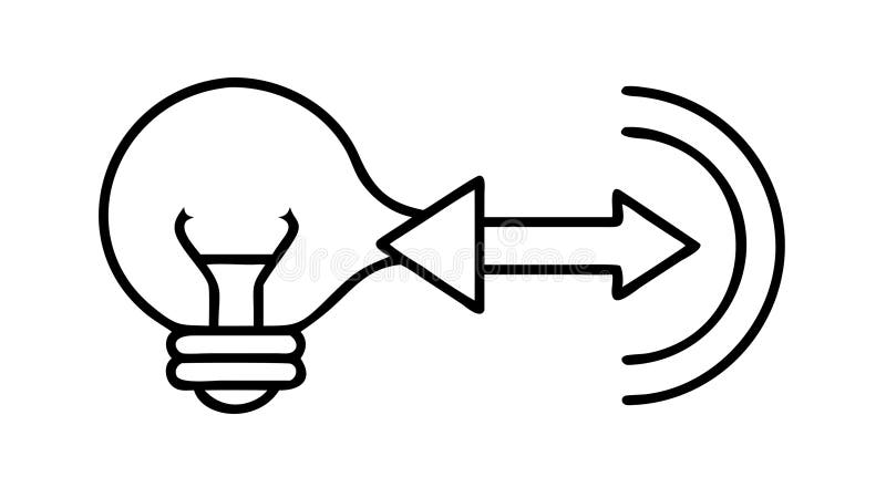 Idea Feedback Loop Icon: Continuous Improvement Refinement, Vector ...