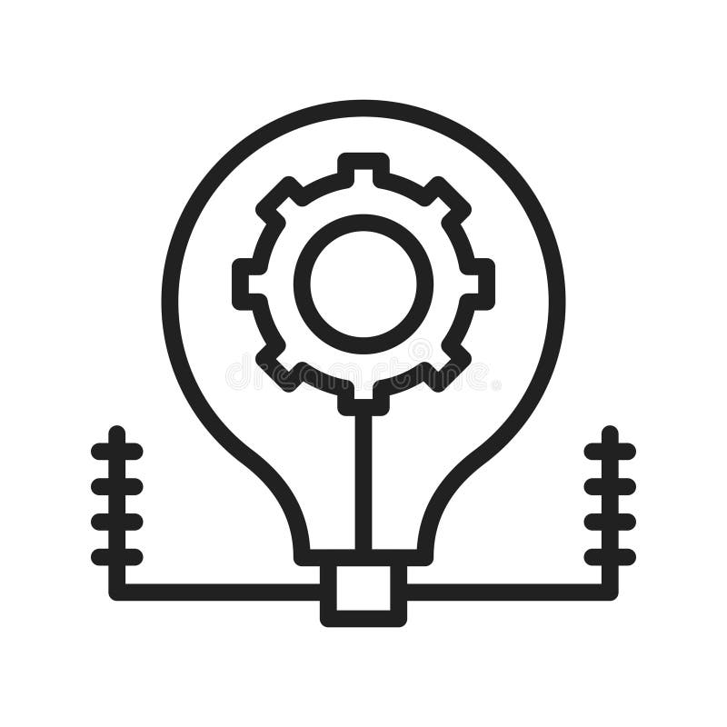 Idea Generation Icon Image. Stock Vector - Illustration of design ...