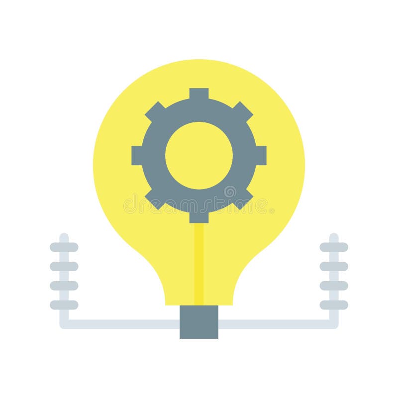 Idea Generation Icon Image. Stock Vector - Illustration of isolated ...