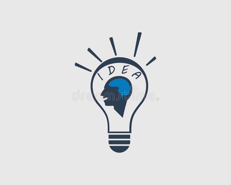 Idea Generation Icon. Man Head Symbol in Bulb Stock Vector ... Idea Generation Icon. Man Head Symbol in Bulb Stock Vector ...