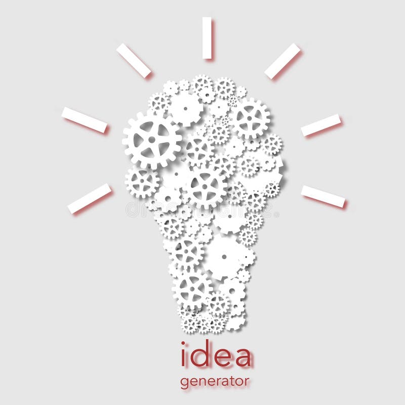 Idea generator concept stock illustration. Illustration of industry ...