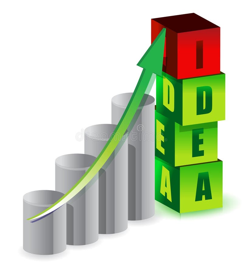 Idea Graph Illustration Design Stock Vector - Illustration of graphic ...