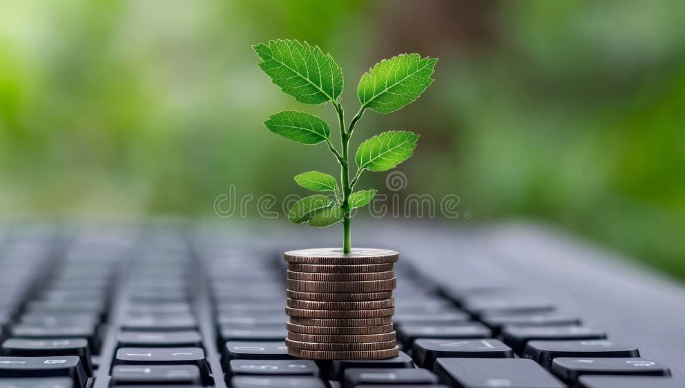 The Idea of Growth and Innovation in Business Development, Symbolized ...