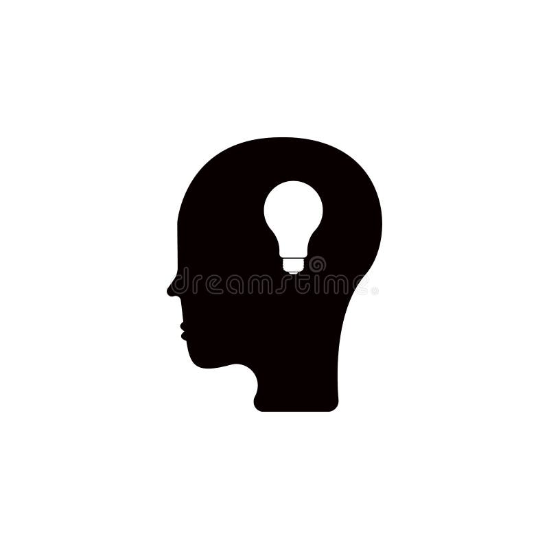 Idea in the Head Icon. Element of Education Icon for Mobile Concept and ...