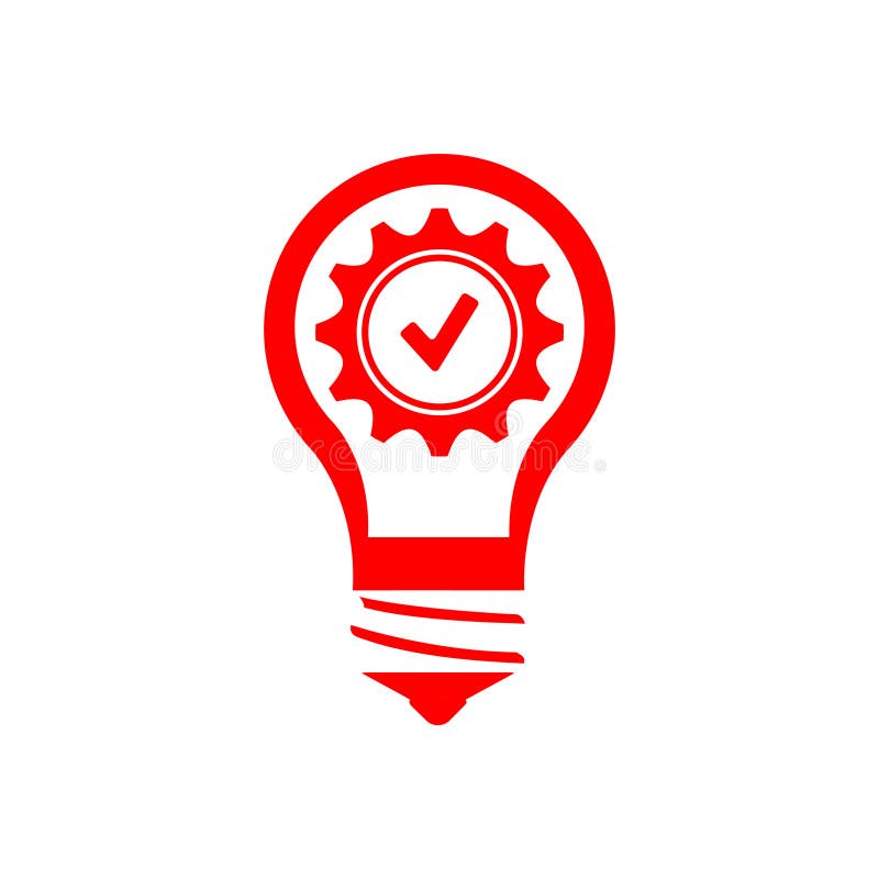 Business Creative Idea Solutions Red Icon Stock Illustration ...
