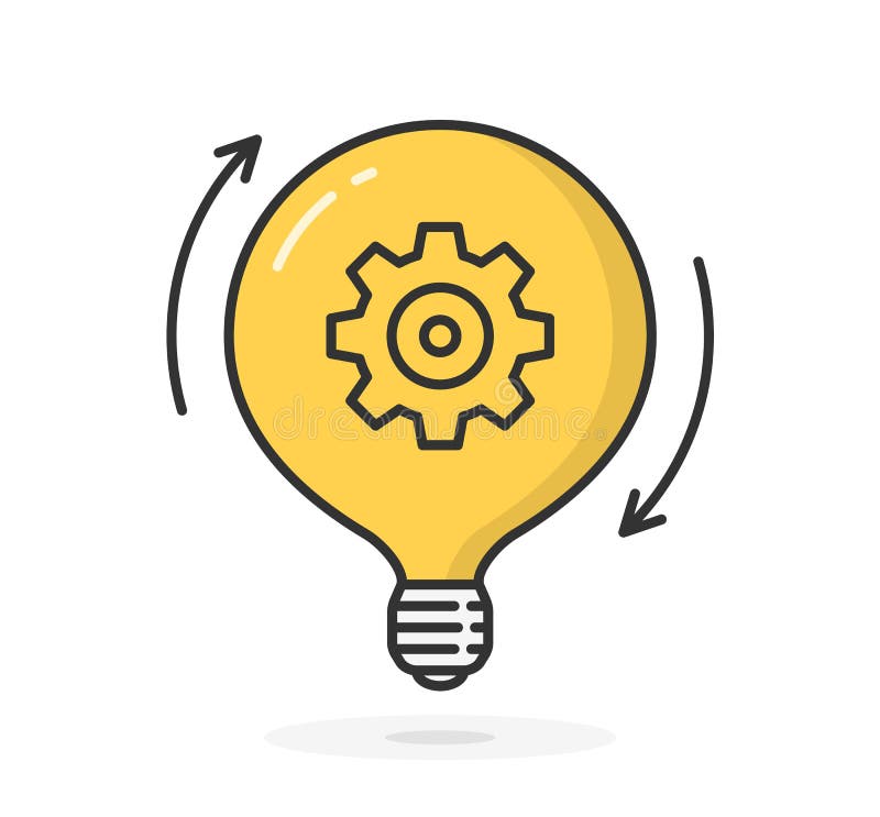 Idea Icon stock vector. Illustration of symbol, illumination - 266266422