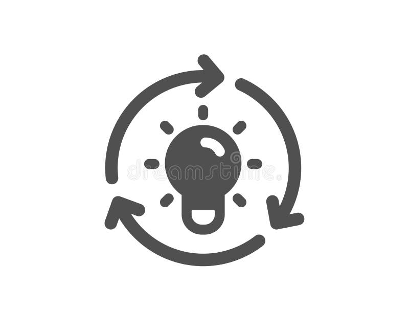 Idea Icon. Lightbulb Sign. Core Value. Vector Stock Vector ...