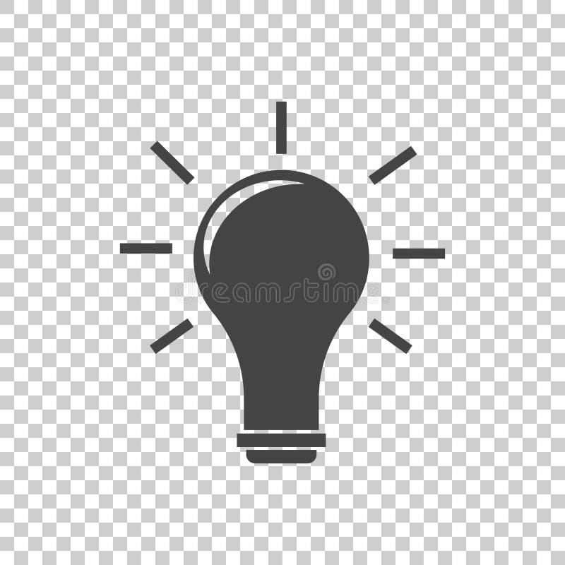Idea icon vector flat stock vector. Illustration of invention - 96387299