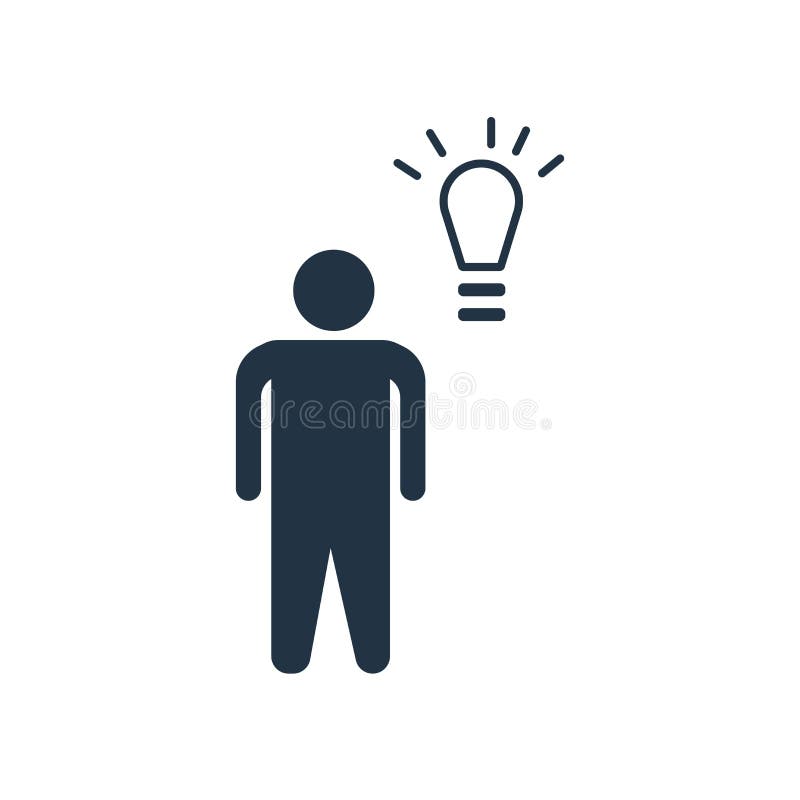 Idea Icon Vector Isolated on White Background, Idea Sign Stock Vector ...