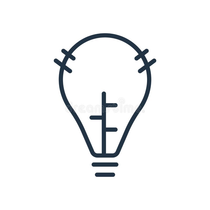 Idea Icon Vector Isolated on White Background, Idea Sign Stock Vector ...