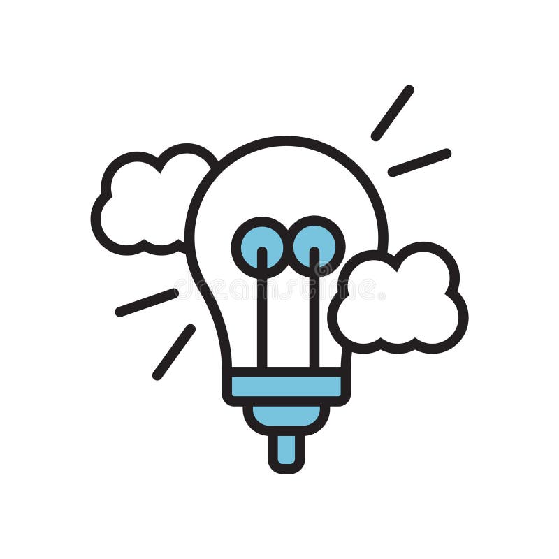 Bad Idea Icon Vector Sign and Symbol Isolated on White Background, Bad ...