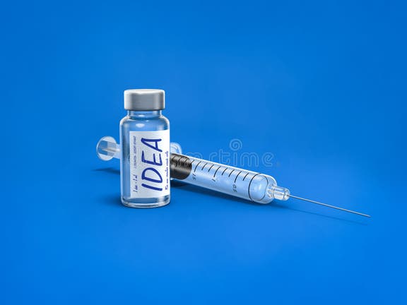 Idea injection stock illustration. Illustration of business - 33701362