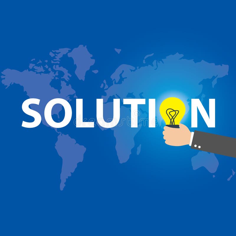Idea or Innovation Change Problem To Solution Concept, Vector Stock ...