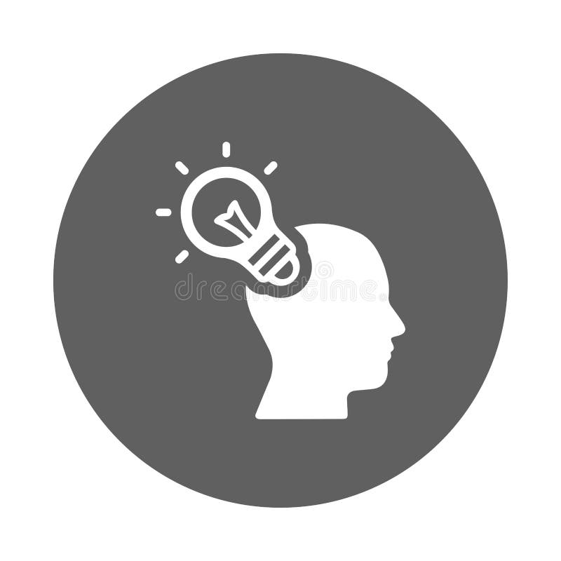 Idea, Innovation, Thought Icon. Gray Vector Graphics Stock Vector ...