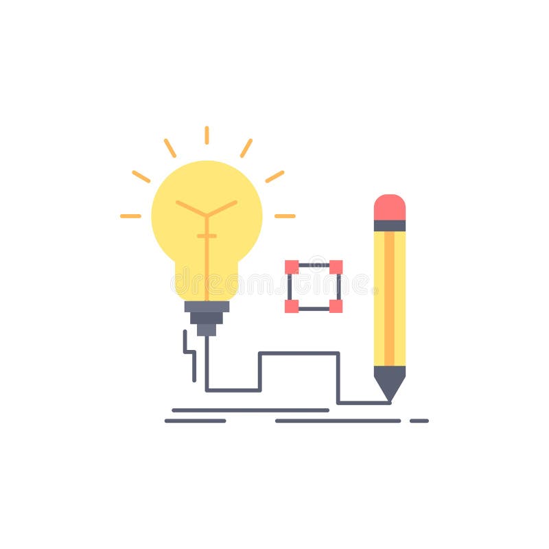 Idea, Insight, Key, Lamp, Lightbulb Flat Color Icon Vector Stock Vector ... Idea, Insight, Key, Lamp, Lightbulb Flat Color Icon Vector Stock Vector ...