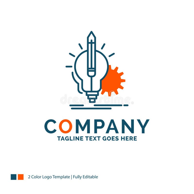 Idea, Insight, Key, Lamp, Lightbulb Logo Design. Blue and Orange Stock ... Idea, Insight, Key, Lamp, Lightbulb Logo Design. Blue and Orange Stock ...